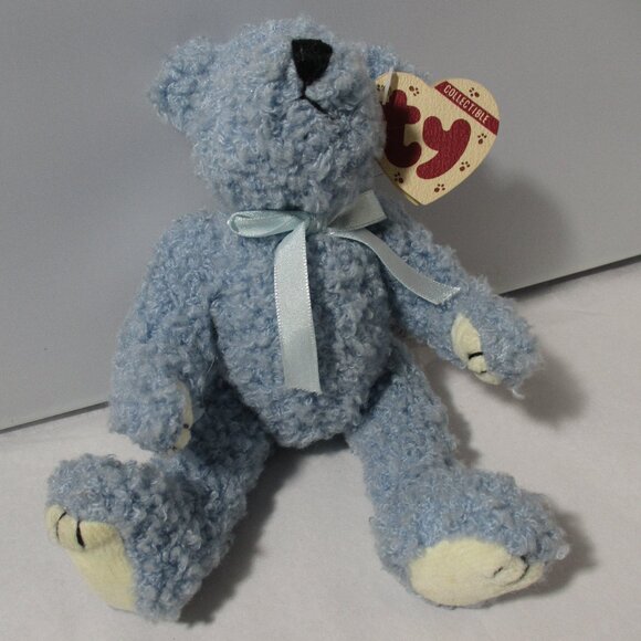 Ty | Toys | Collectible Ty Furry Baby Blue Teddy Bear Plush Bluebearry ...